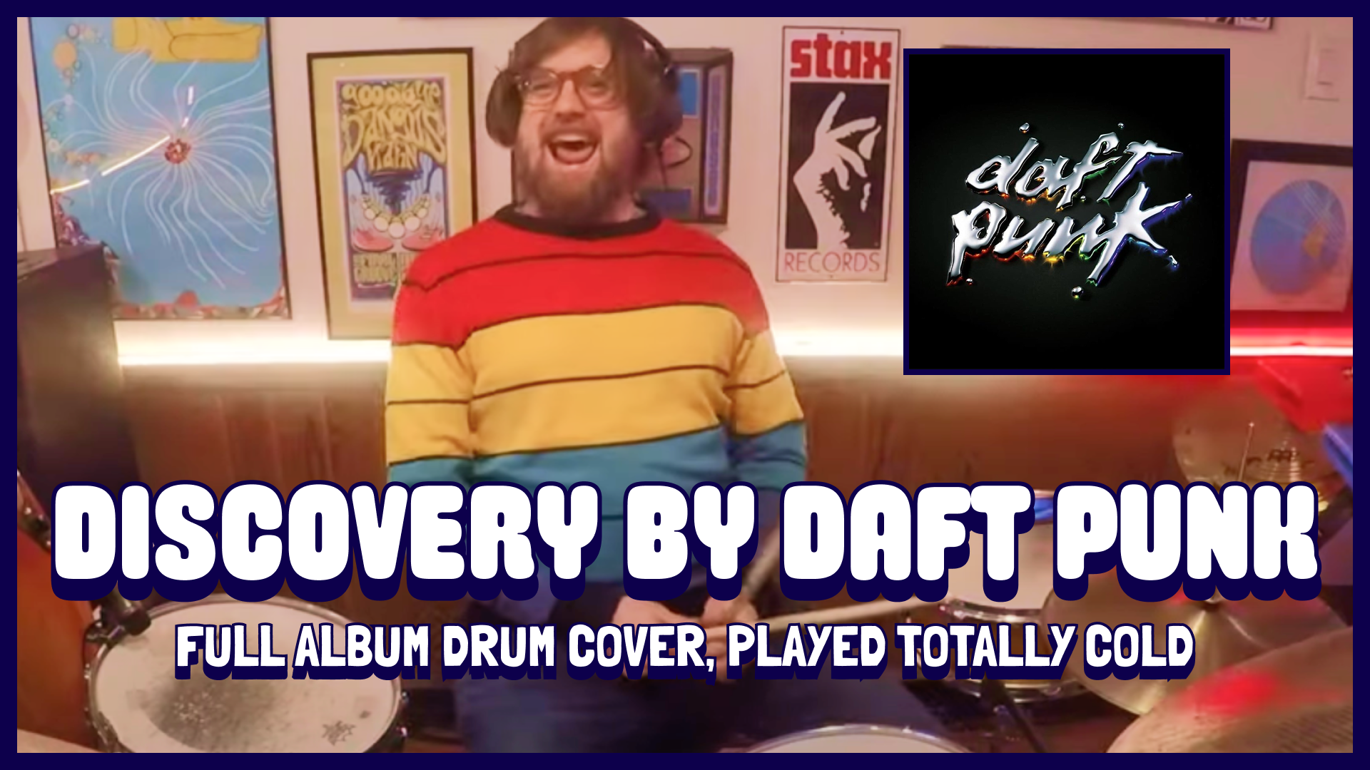 Discovery by Daft Punk - Cold Album Drum Cover by Brad Frost | Cold ...