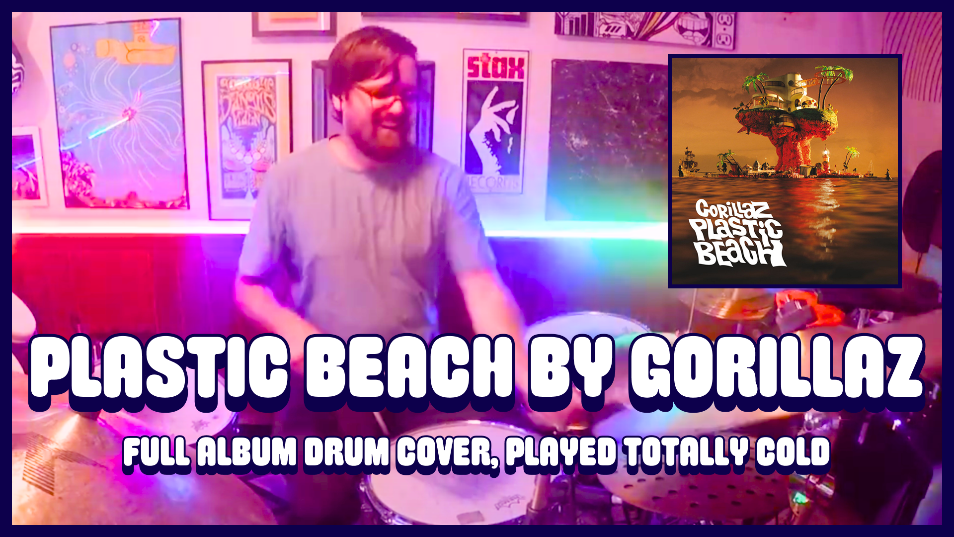 Plastic Beach by Gorillaz - Cold Album Drum Cover by Brad Frost | Cold ...