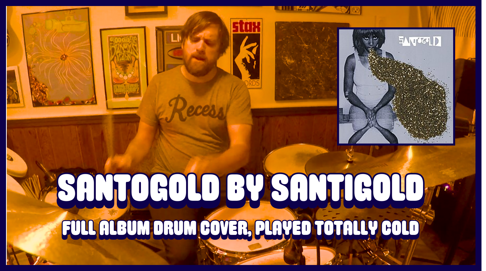 Santogold by Santigold - Cold Album Drum Cover by Brad Frost | Cold ...